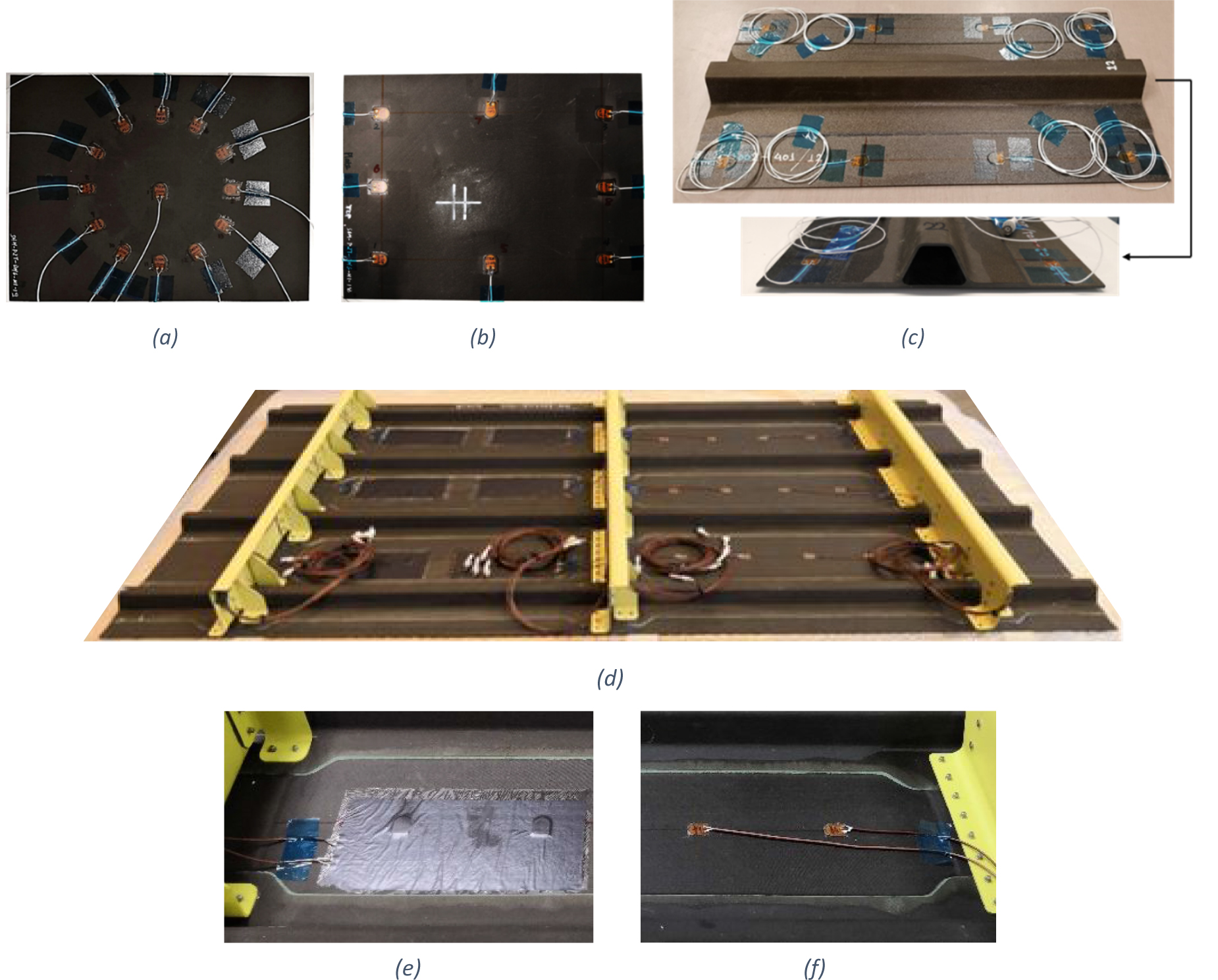 Damage detection in large composite stiffened panels based on a novel SHM building block ...