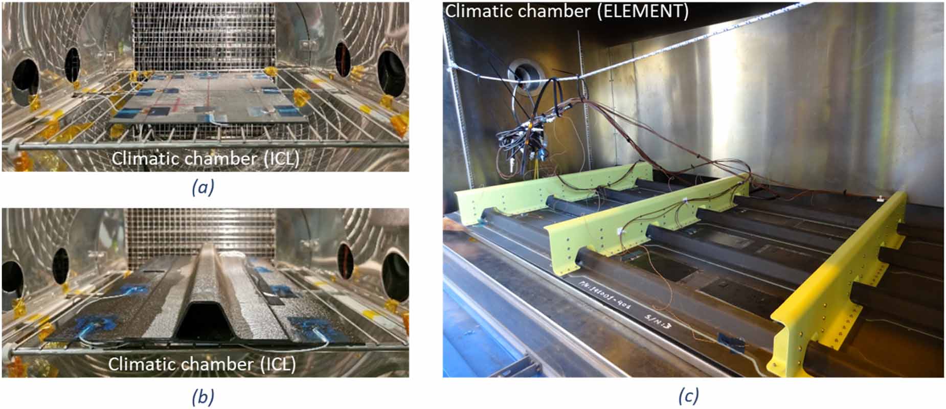 Damage detection in large composite stiffened panels based on a novel SHM building block ...