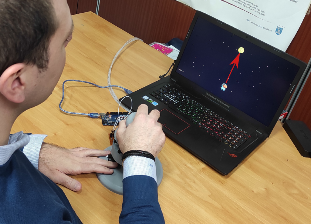 Design, testing and control of a smart haptic interface driven by 3D ...