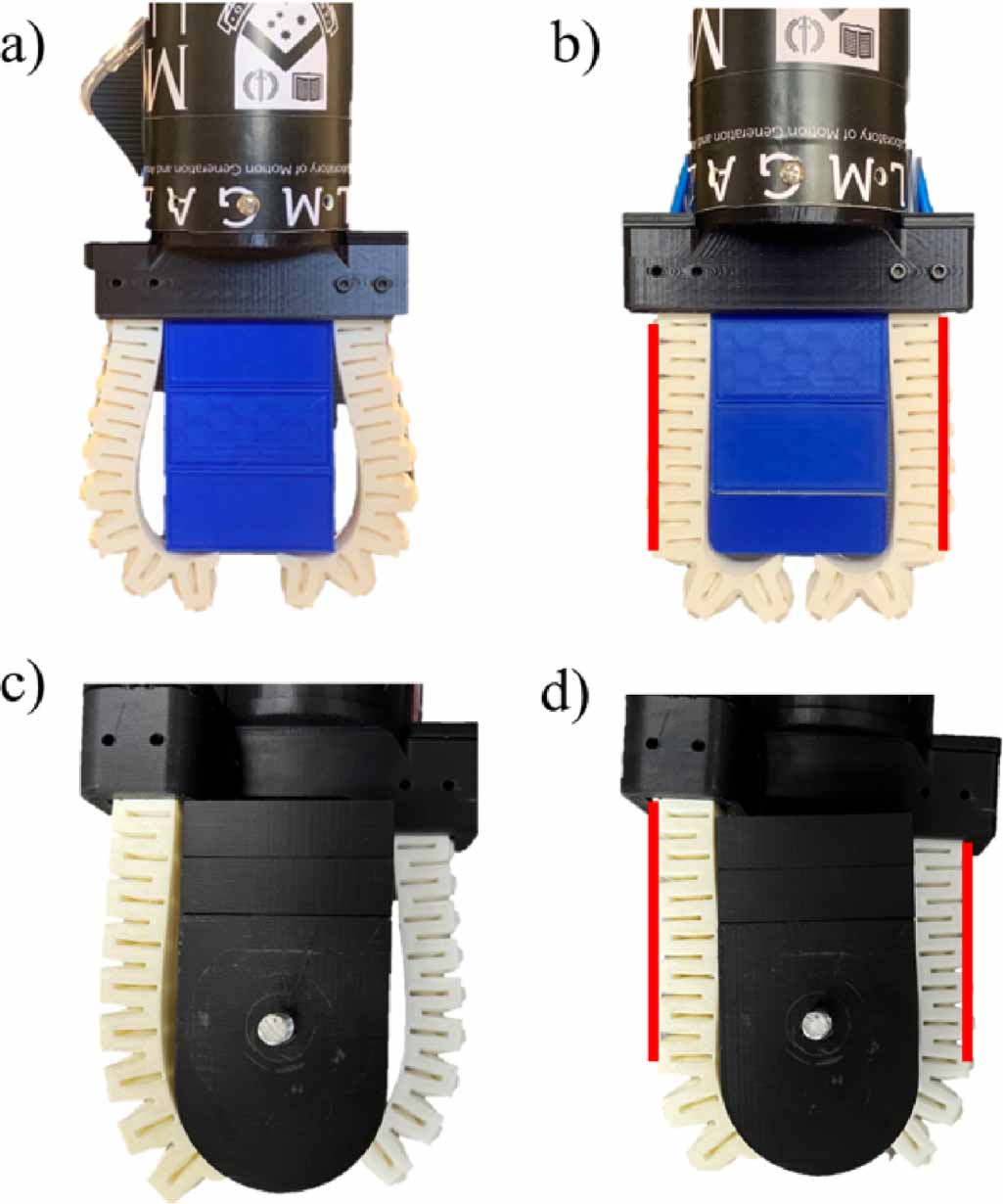 Soft robotic finger with variable effective length enabled by an antagonistic constraint ...