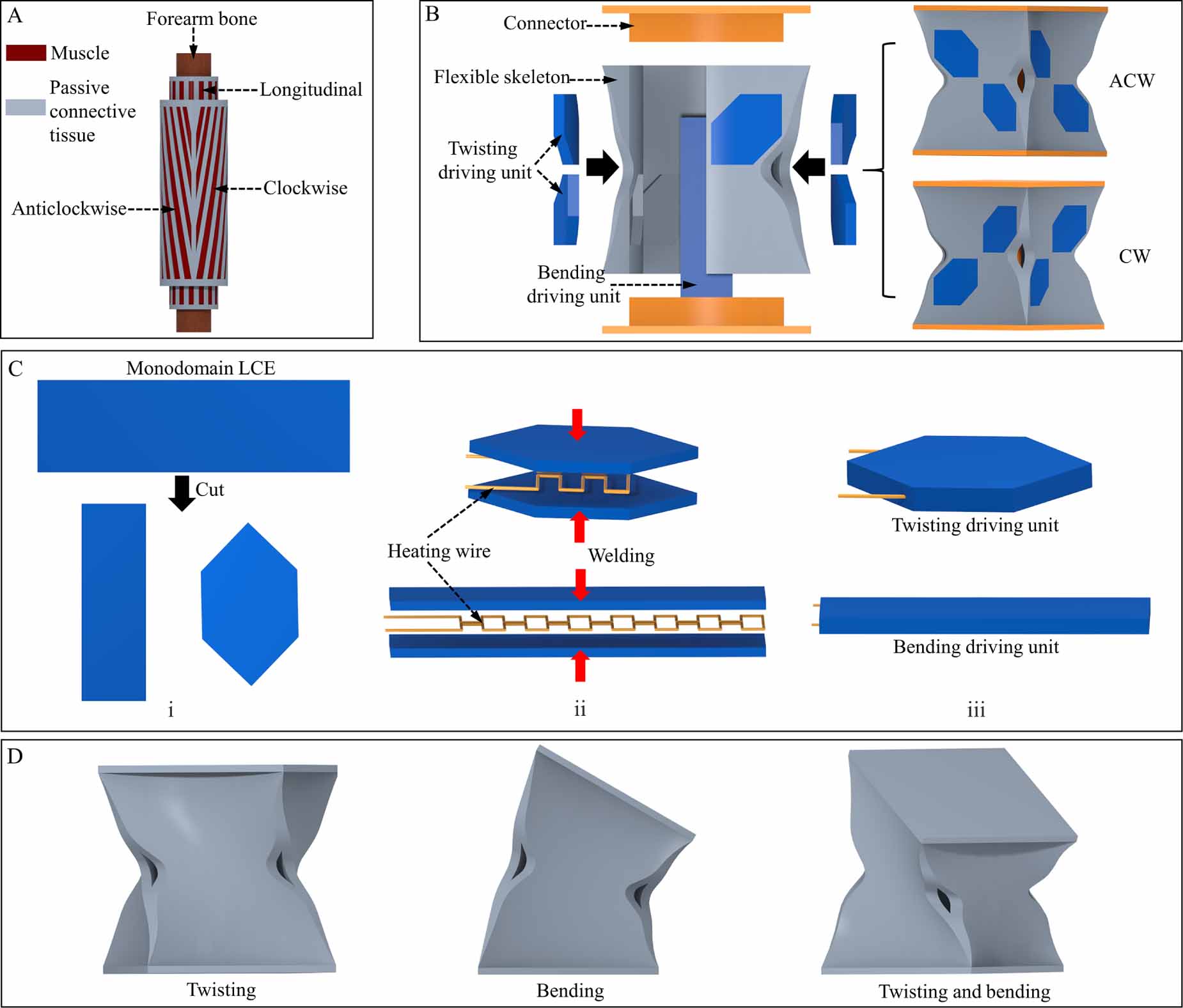 Bioinspired design of stimuli-responsive artificial muscles with ...