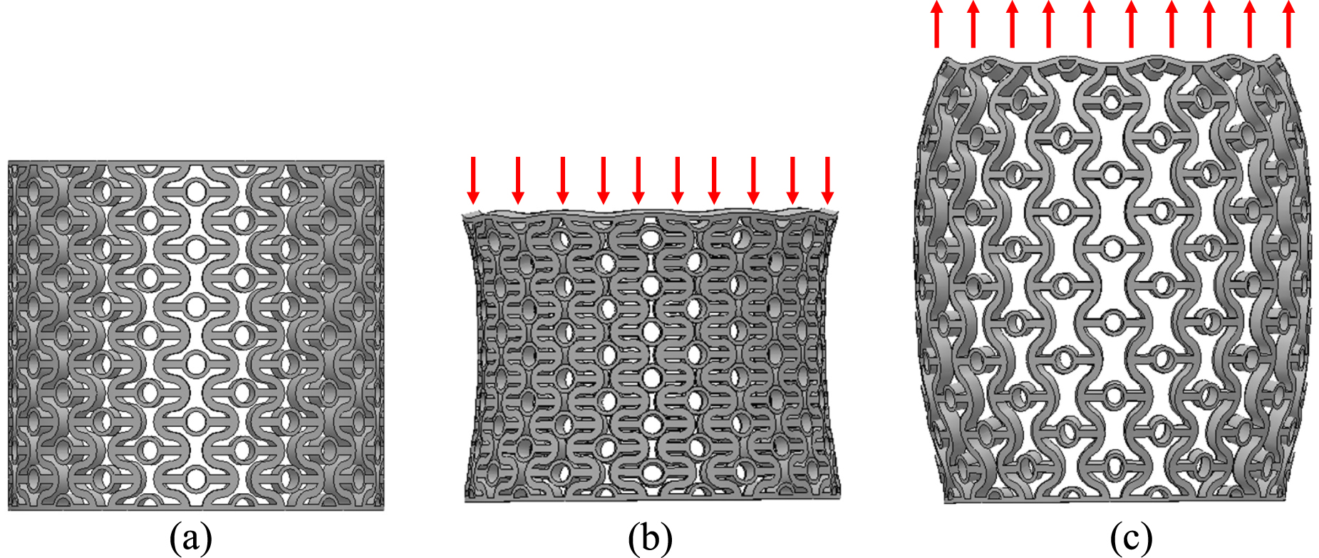 A novel dragonfly wing shape auxetic tubular structure with negative ...