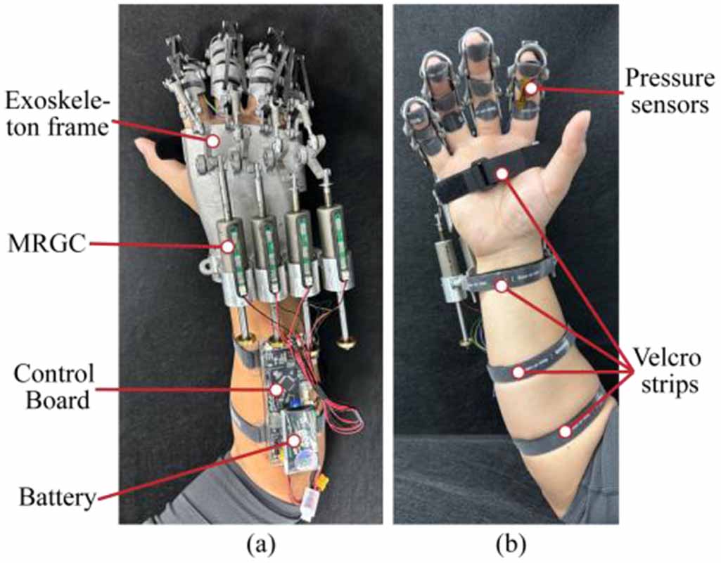 Development of a magnetorheological hand exoskeleton featuring a high ...