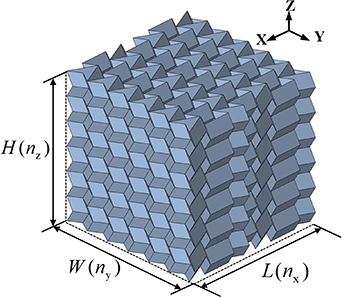 Quasi-static compressive behaviour of a novel origami-inspired 3D ...