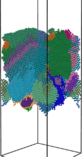 Polycrystalline silicon, a molecular dynamics study: I. Deposition and ...