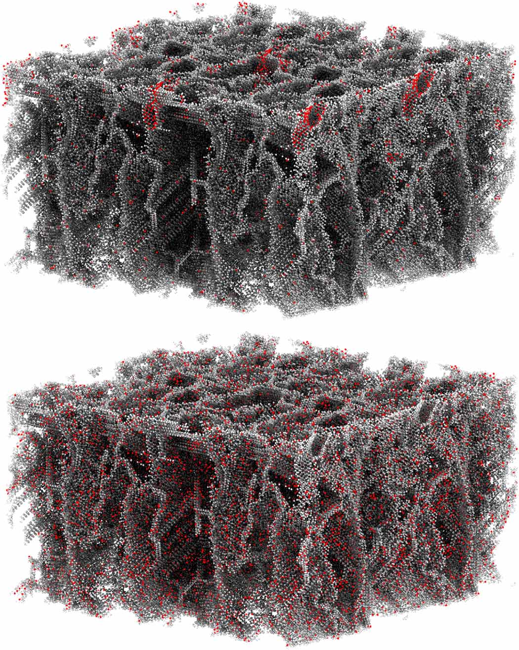 Polycrystalline silicon, a molecular dynamics study: II. Grains, grain ...