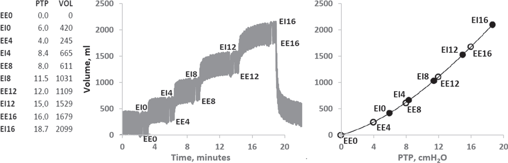 Gas distribution by EIT during PEEP inflation: PEEP response and ...