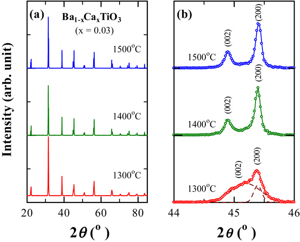 Characterization of oxygen vacancy defects in Ba1−xCaxTiO3 insulating ...