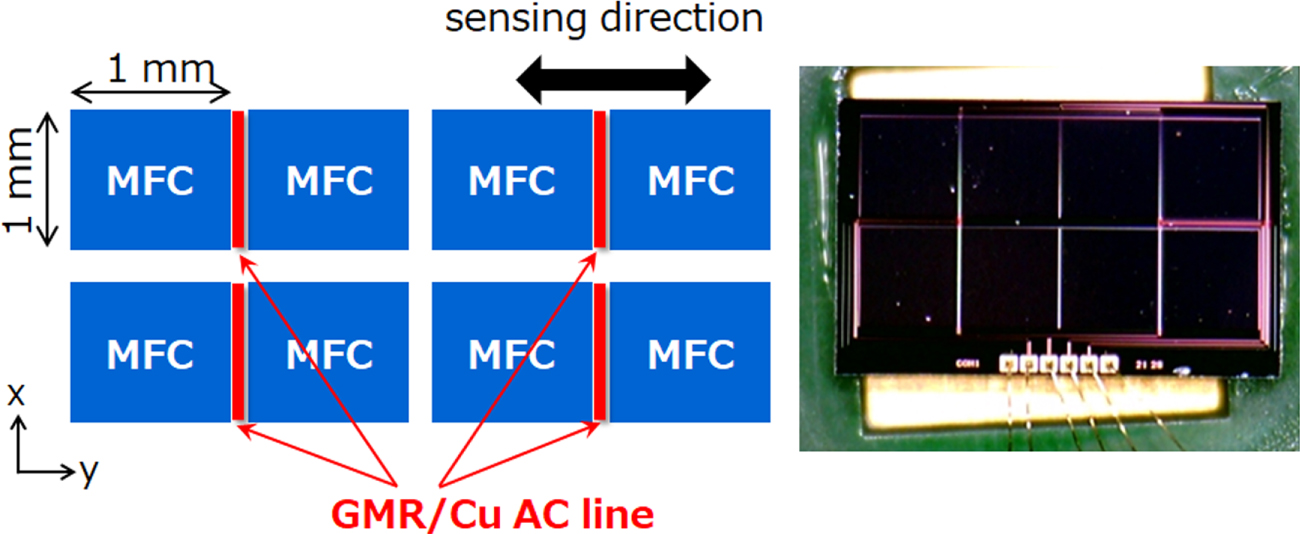 Magnetic field microscope using high-sensitivity giant magneto ...