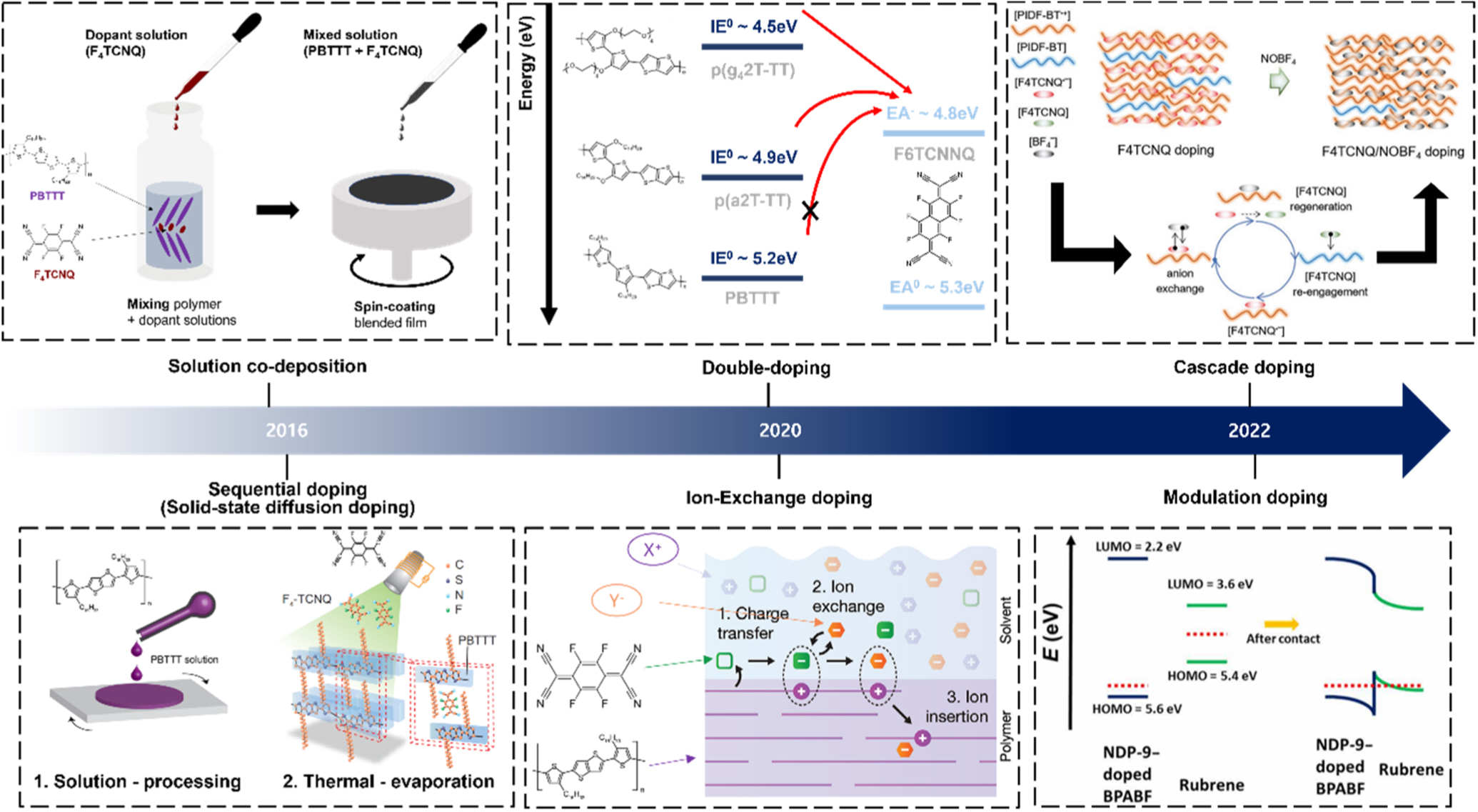 Molecular doping principles in organic electronics: fundamentals and ...