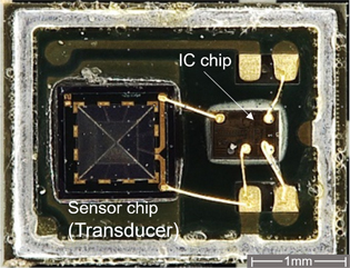 Piezoelectric MEMS wideband acoustic sensor coated by organic film ...