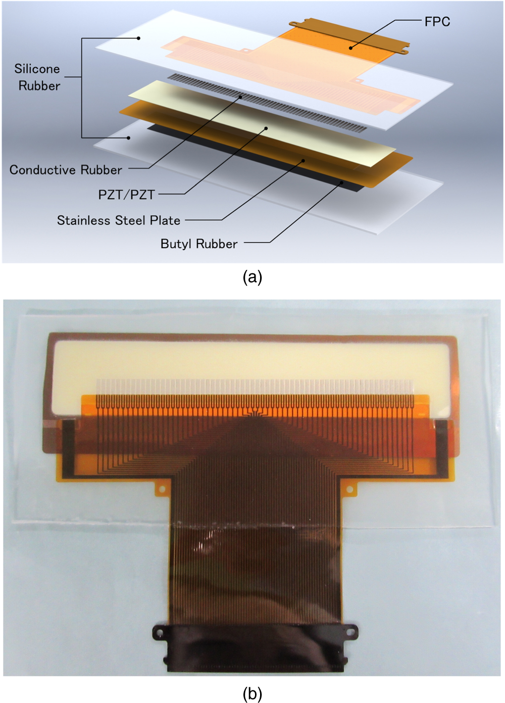Thin, flexible, and biocompatible medical ultrasound array transducer ...