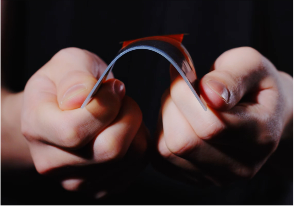 Thin, flexible, and biocompatible medical ultrasound array transducer ...