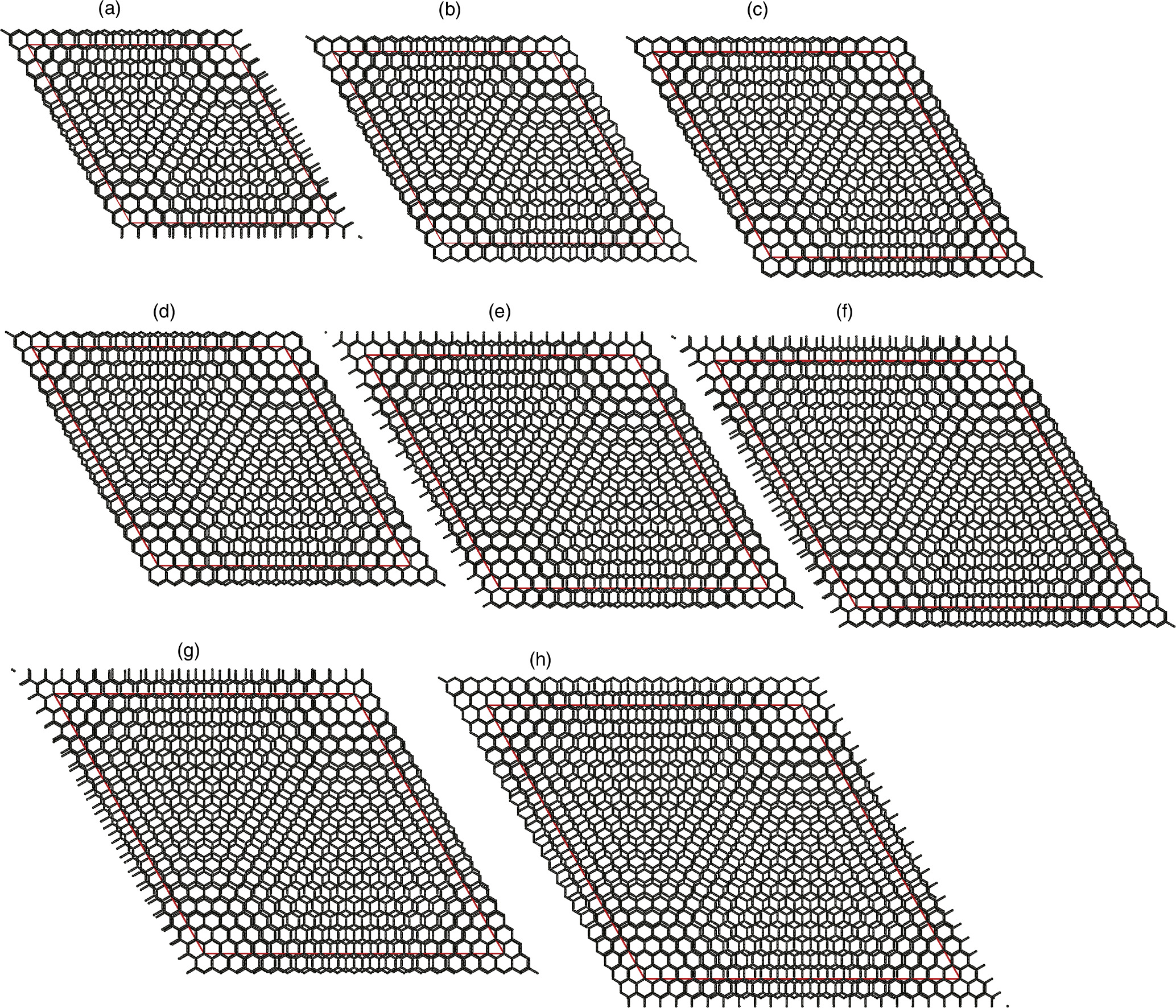 Geometric structure and electronic properties of bilayer graphene with ...