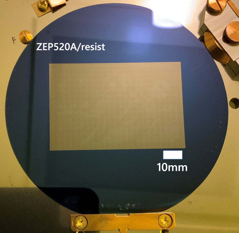 Development of electron beam lithography technique for large area nano ...