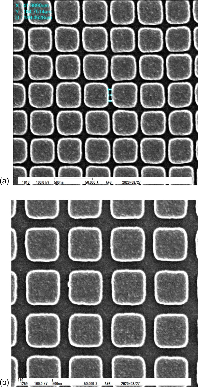 Development of electron beam lithography technique for large area nano ...