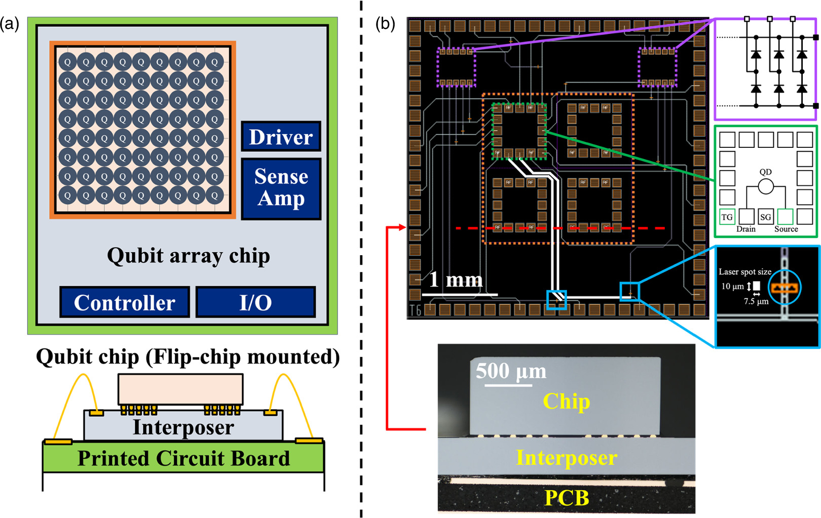 Cryogenic flip-chip interconnection for silicon qubit devices - IOPscience