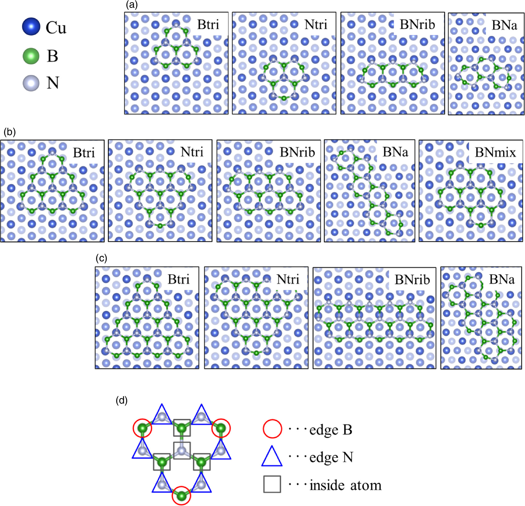 First-principles study on shape of intrinsic hBN island nucleated ...