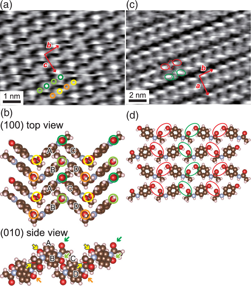 Comparison of hydration structure formed on organic crystal surfaces ...