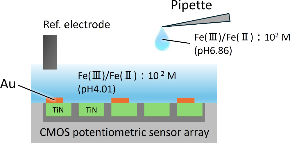 Titanium nitride electrode-based CMOS multichemical image sensor for ...