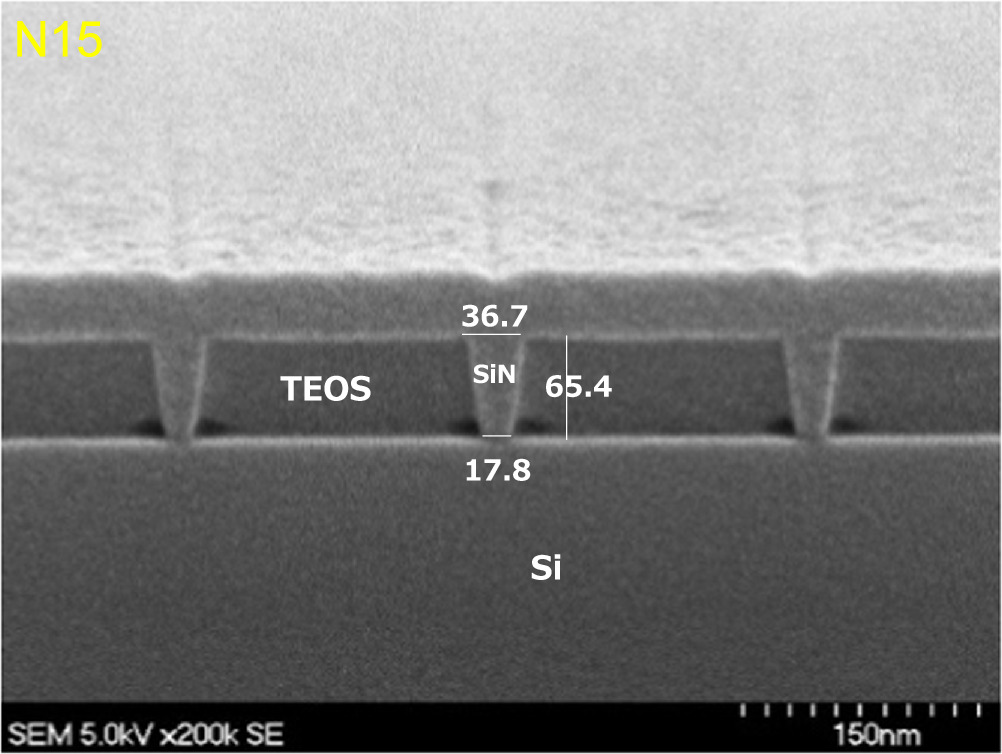 Gate patterning by electron beam lithography using a tone reversal ...