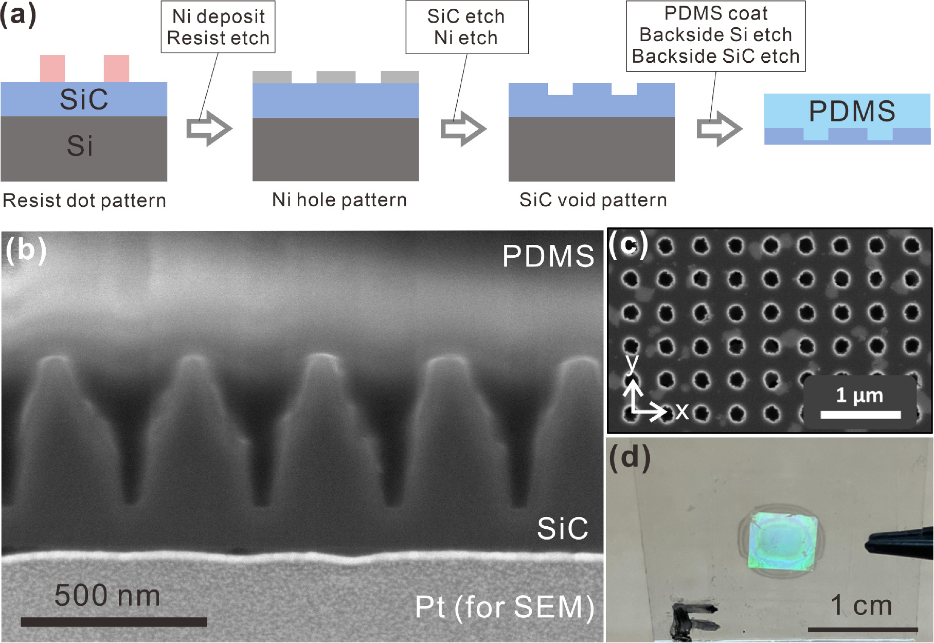 Fabricating SiC nanovoid arrays for Mie-tronics - IOPscience