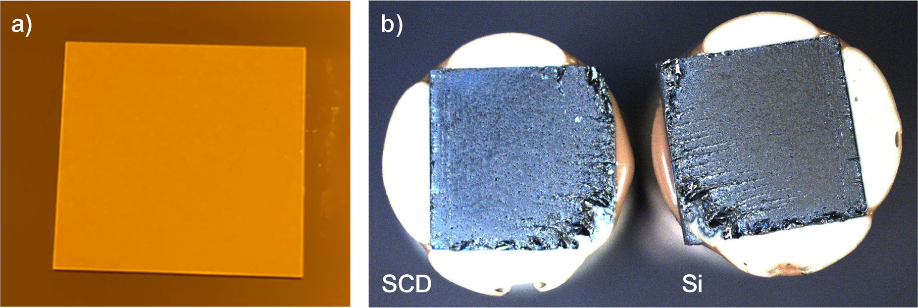 Low temperature bonding of diamond heat spreaders for advanced thermal ...