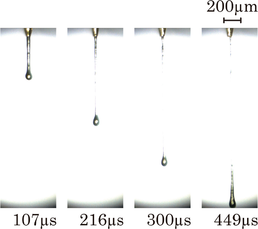 Micro-particle emission device for generating highly viscous picolitre ...