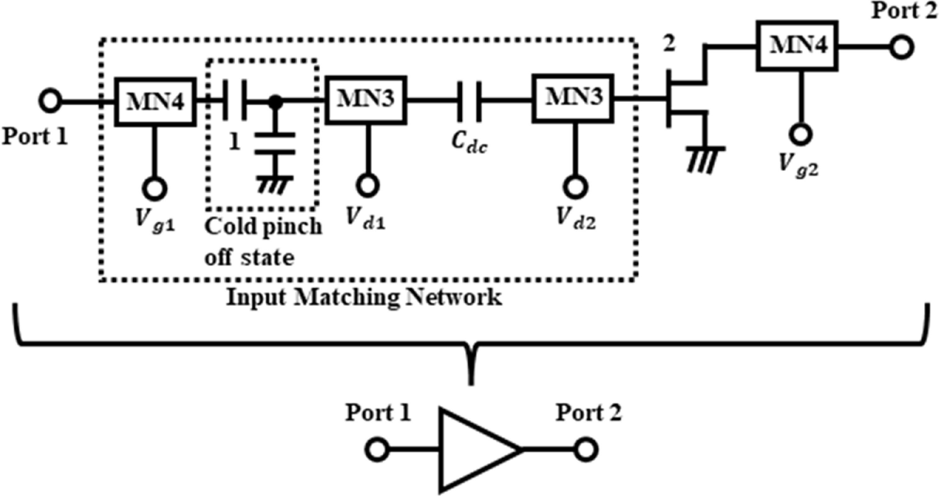 GaN/SiC SPDT gain switch MMICs utilizing bidirectional FET amplifiers ...