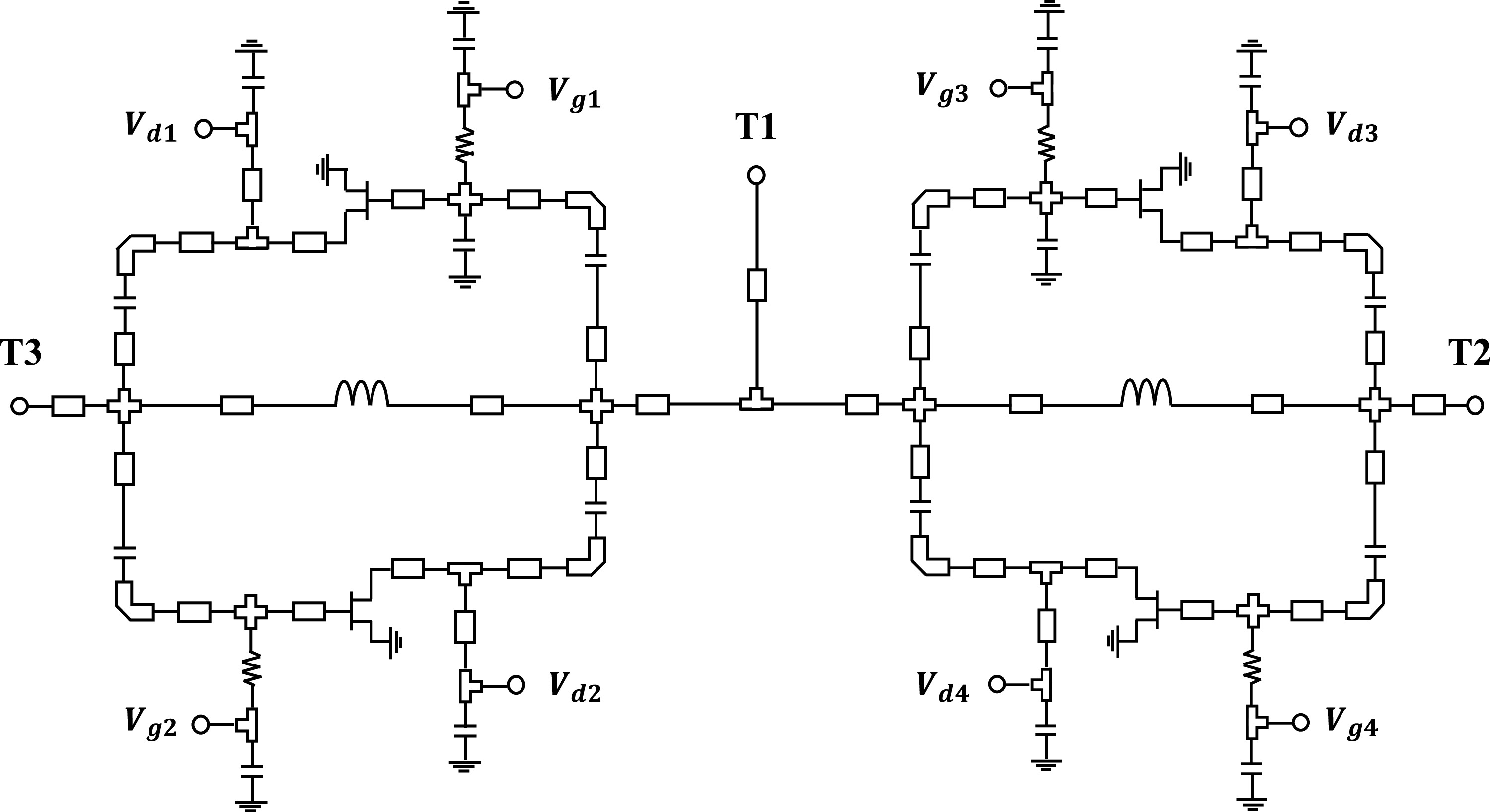 GaN/SiC SPDT gain switch MMICs utilizing bidirectional FET amplifiers ...