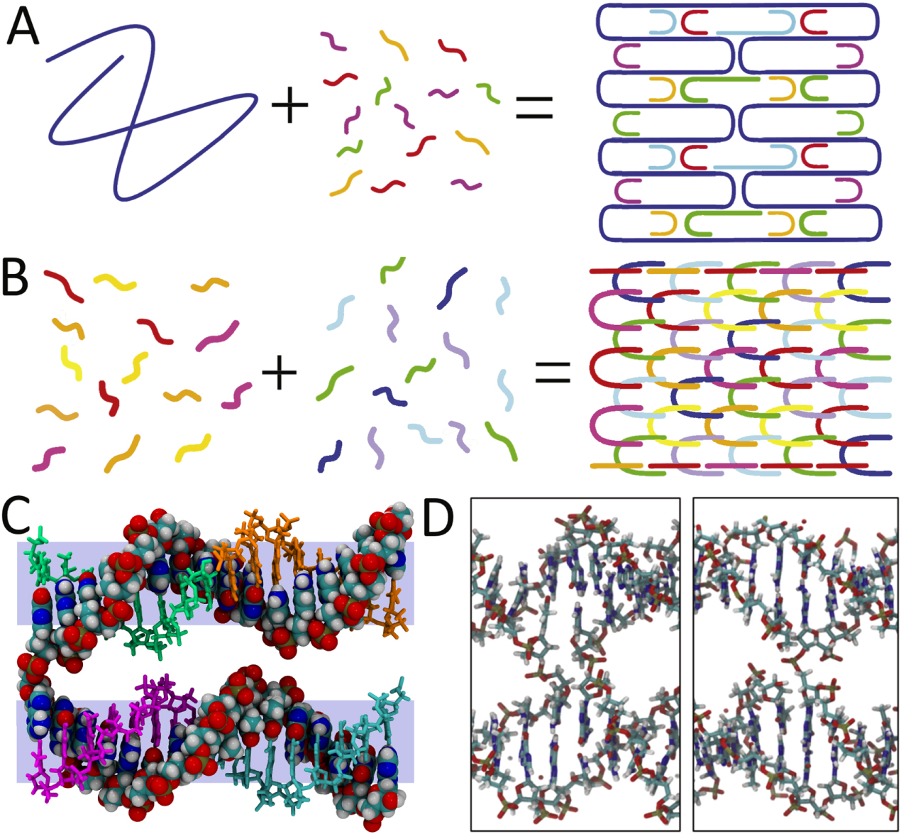 Molecular mechanics of DNA bricks: in situ structure, mechanical ...