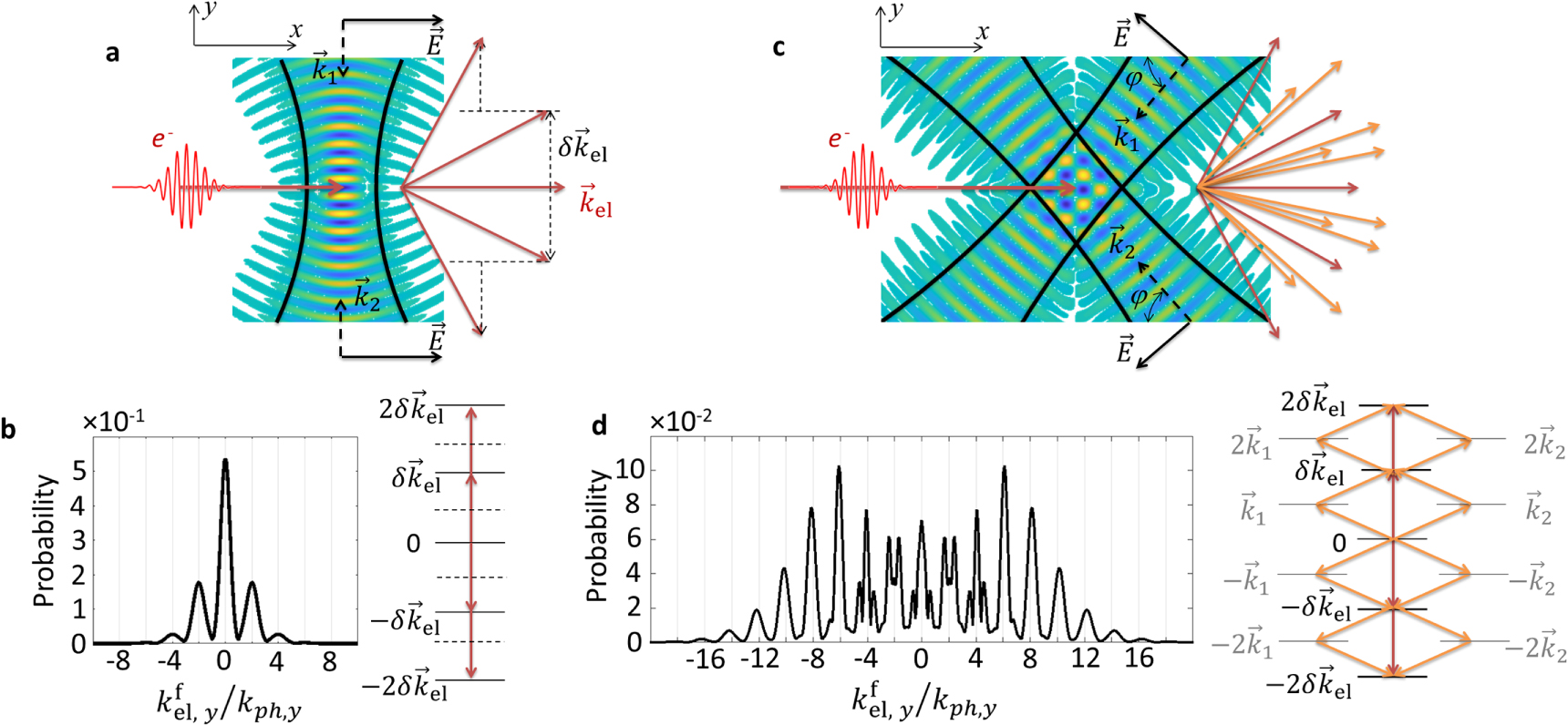 Interference between quantum paths in coherent Kapitza–Dirac effect ...