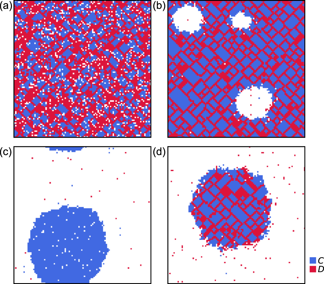 Q-learning-based migration leading to spontaneous emergence of ...