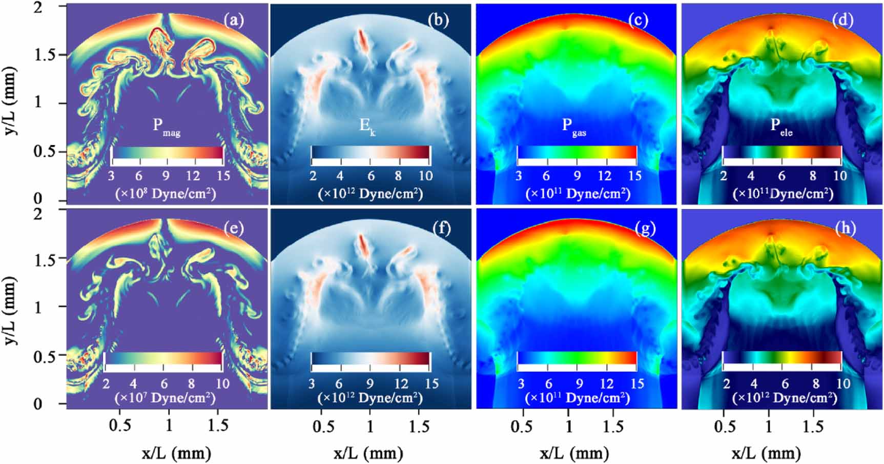 Modeling simulation on amplifying magnetic fields in supernova remnants ...
