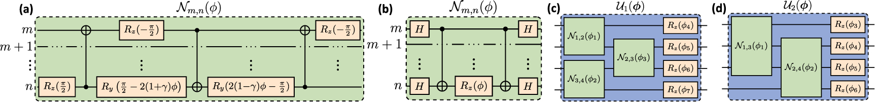 Variational quantum simulation of long-range interacting systems ...