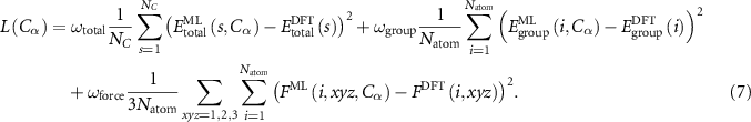 Accuracy evaluation of different machine learning force field features - IOPscience