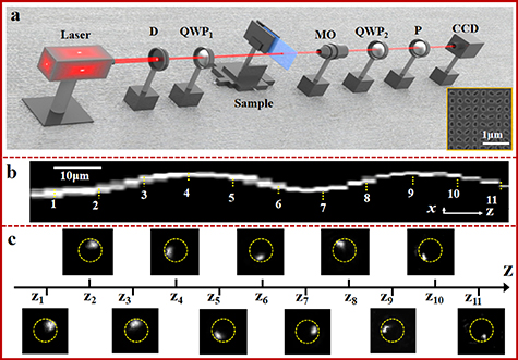 Generation of diffraction-free beam with winding trajectory based on metasurface holography ...