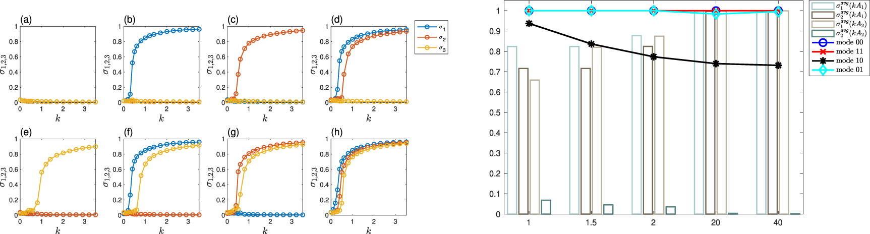 Binary system modes of matrix-coupled multidimensional oscillators ...