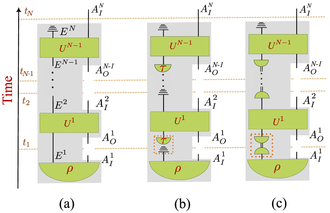 Hamiltonian characterization of multi-time processes with classical ...