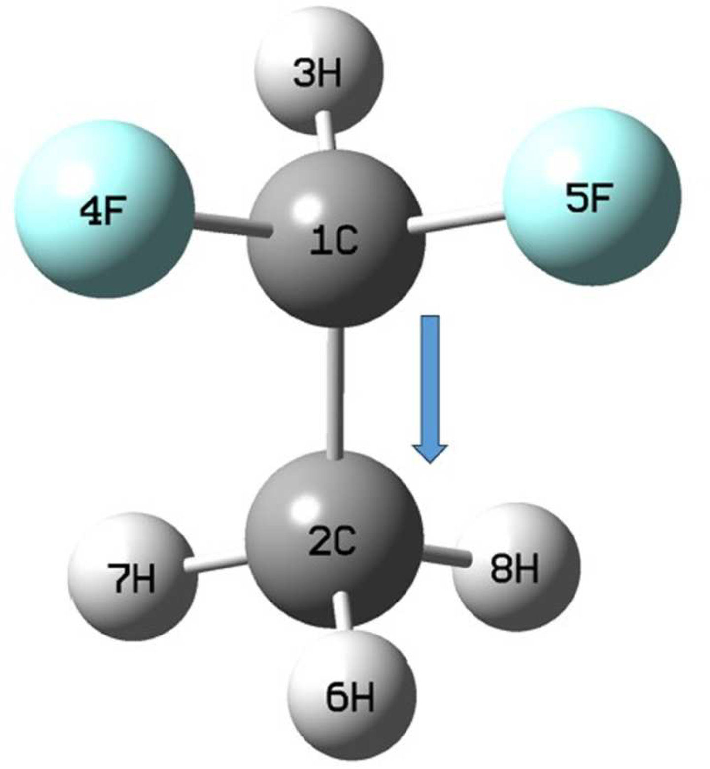 Study on physical and dissociation properties of 1,1- difluoroethane ...