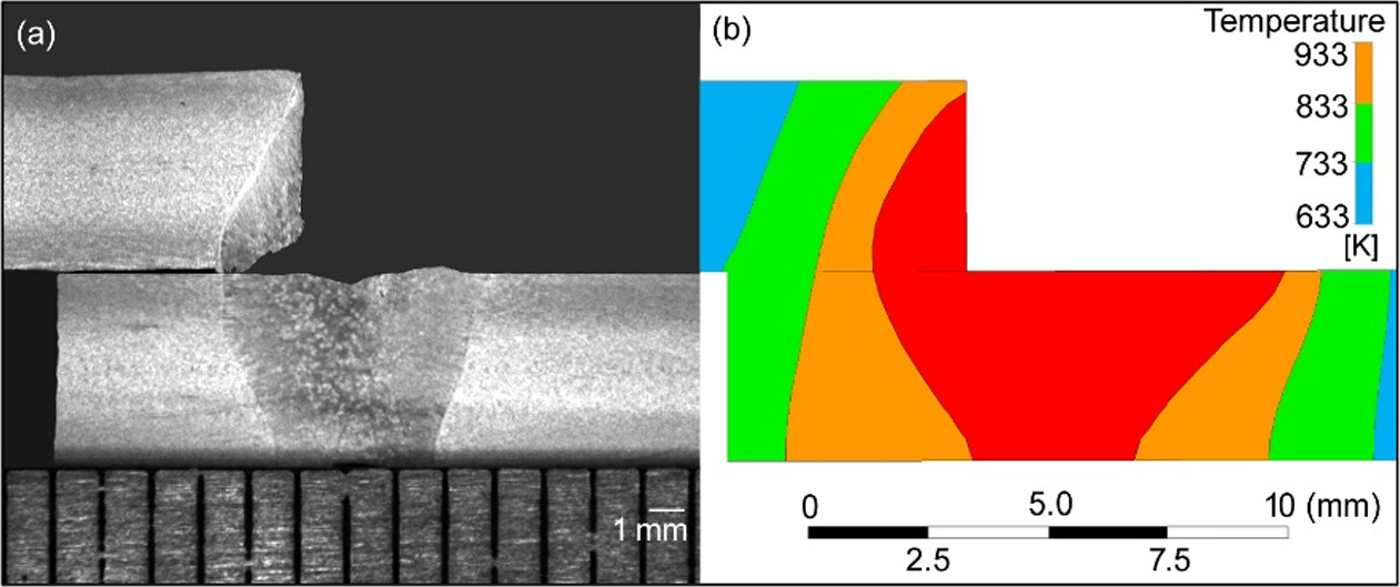 Transient development of weld pool in pulsed current GTAW of lap joint ...