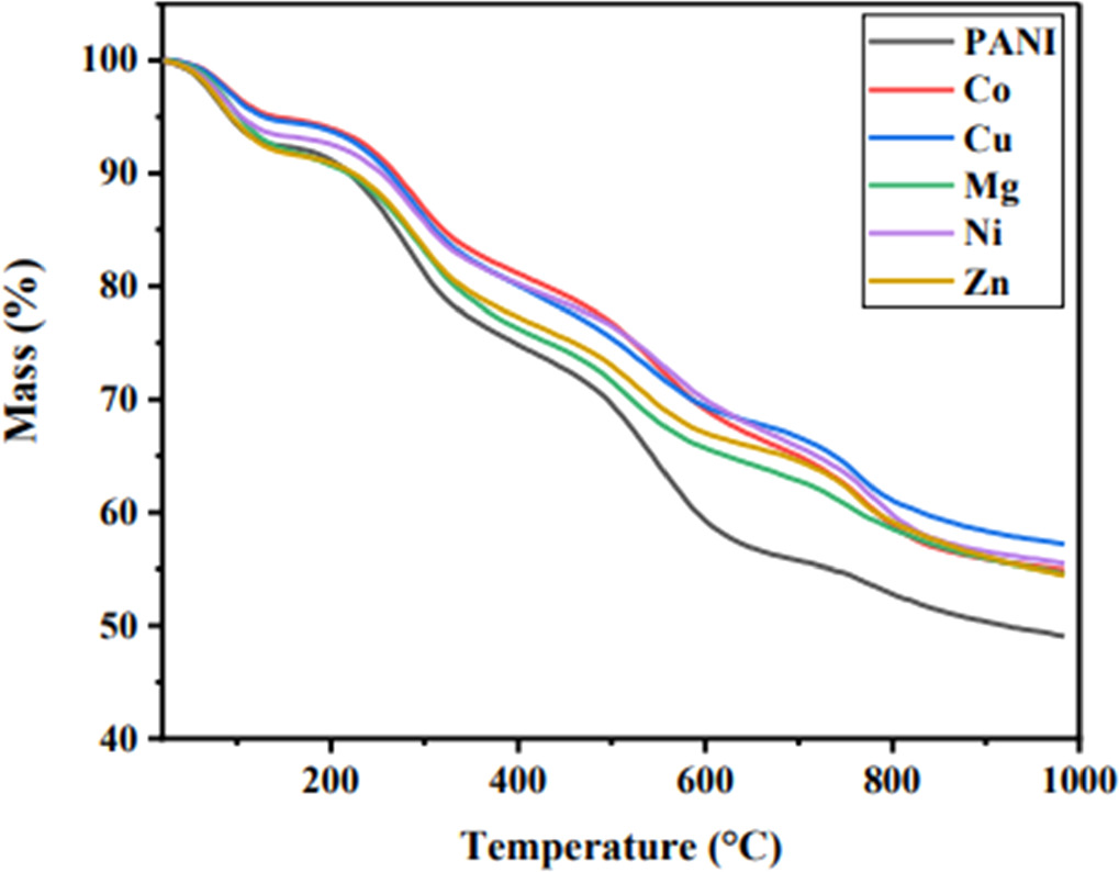 Synthesis of polyaniline/spinel ferrites core-shell nanocomposites via ...