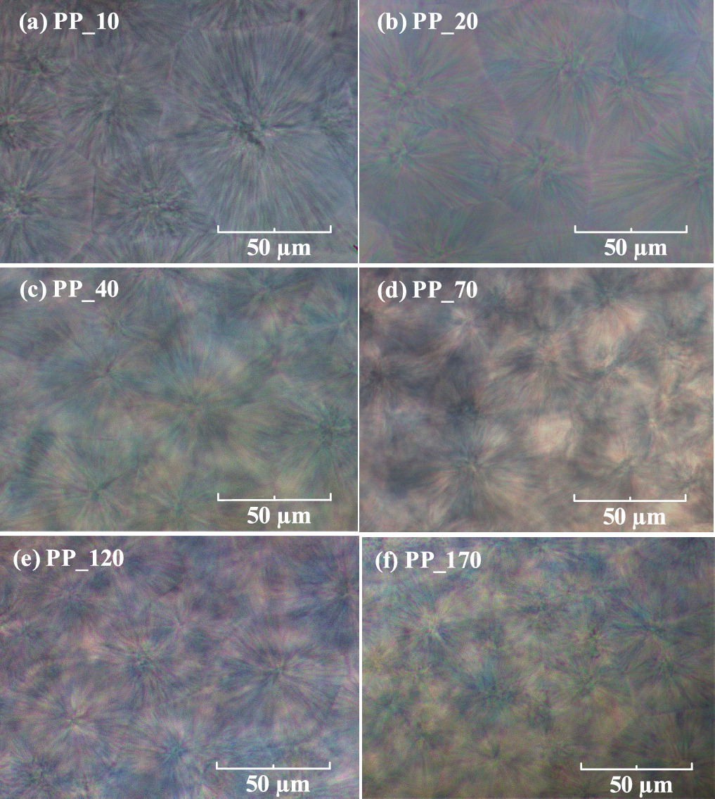 Effects of cooling rate on space charge characteristics of ...