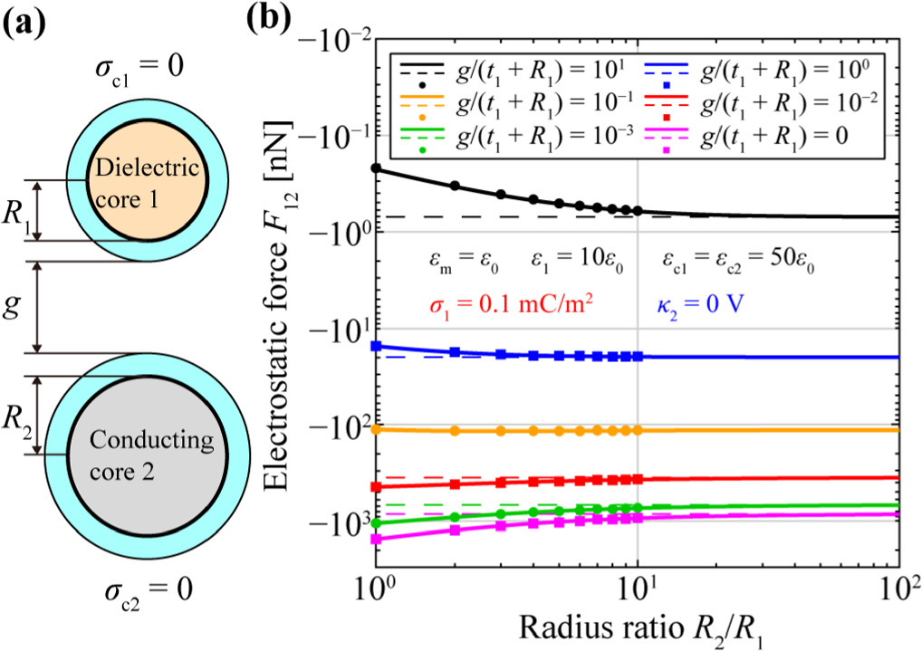 Re-expansion modeling to understand the electrostatic interaction between charged core–shell ...