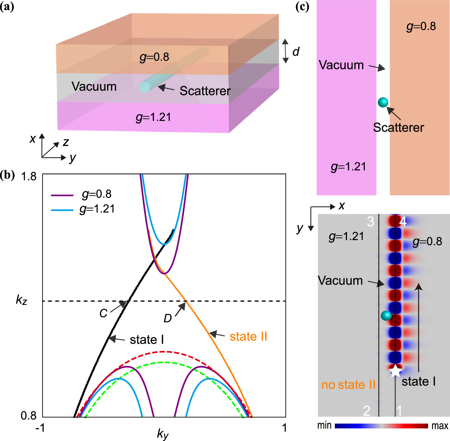 Cladding-free Fermi arc surface states and topological directional ...