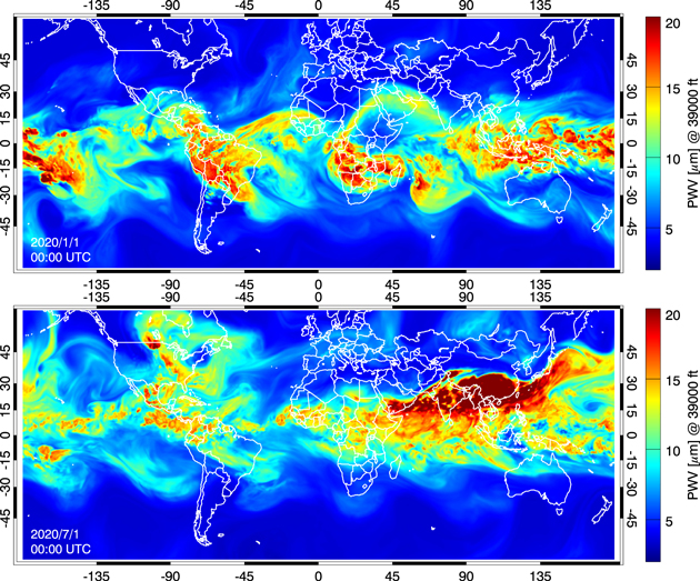 Probing the Atmospheric Precipitable Water Vapor with SOFIA, Part III ...