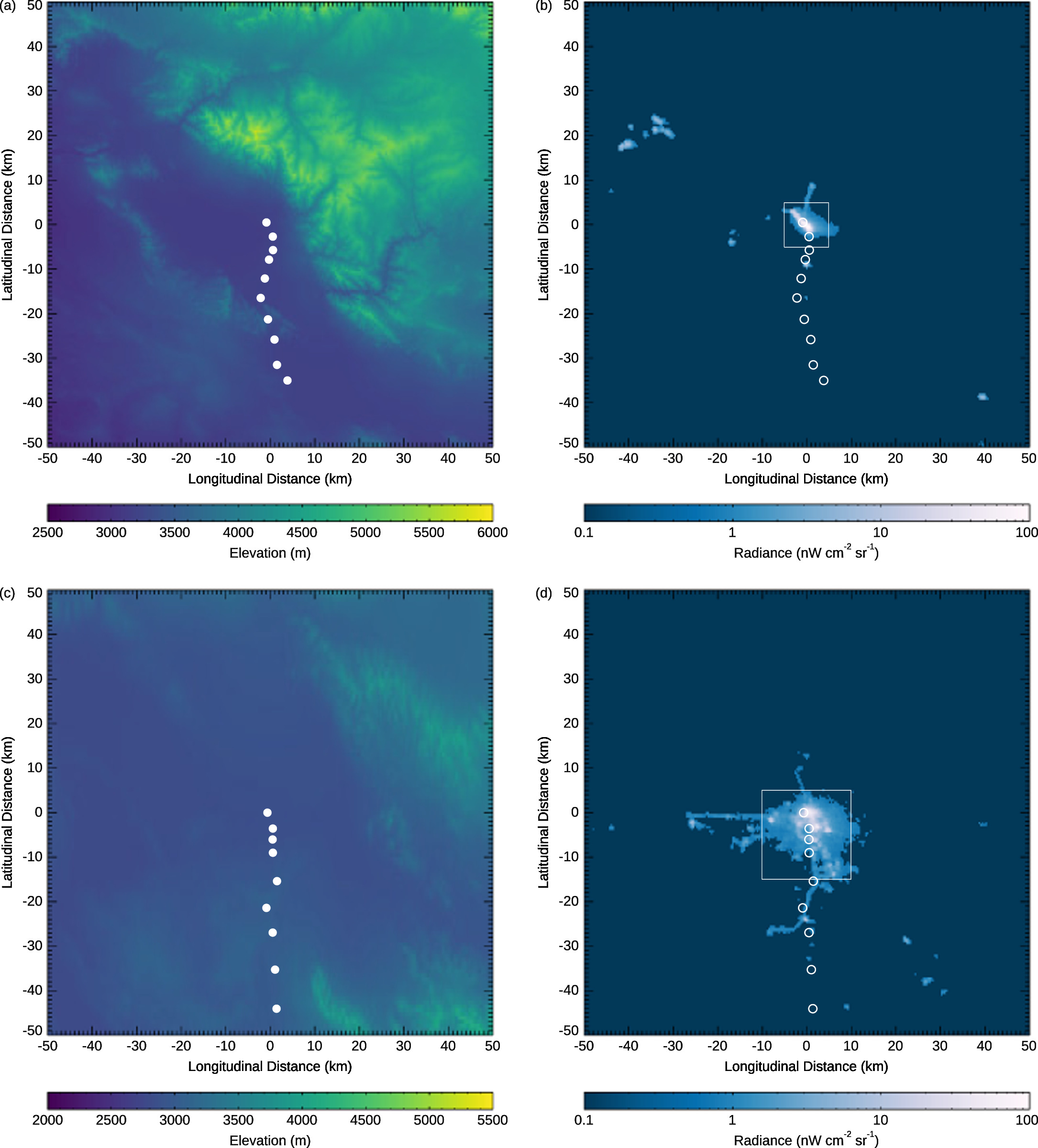 Assessing the Influence of Urban Lights on Night Sky Brightness with a ...