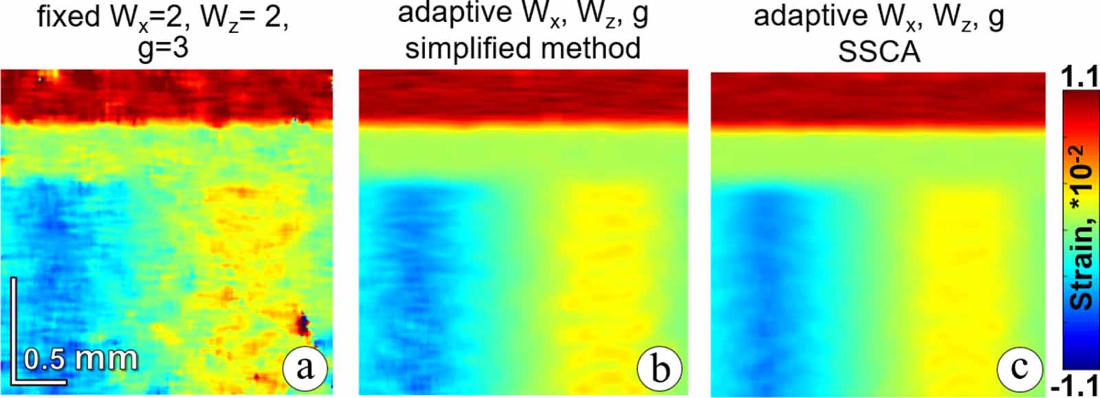 Computationally efficient adaptive optimization of vector-method parameters for phase-sensitive ...