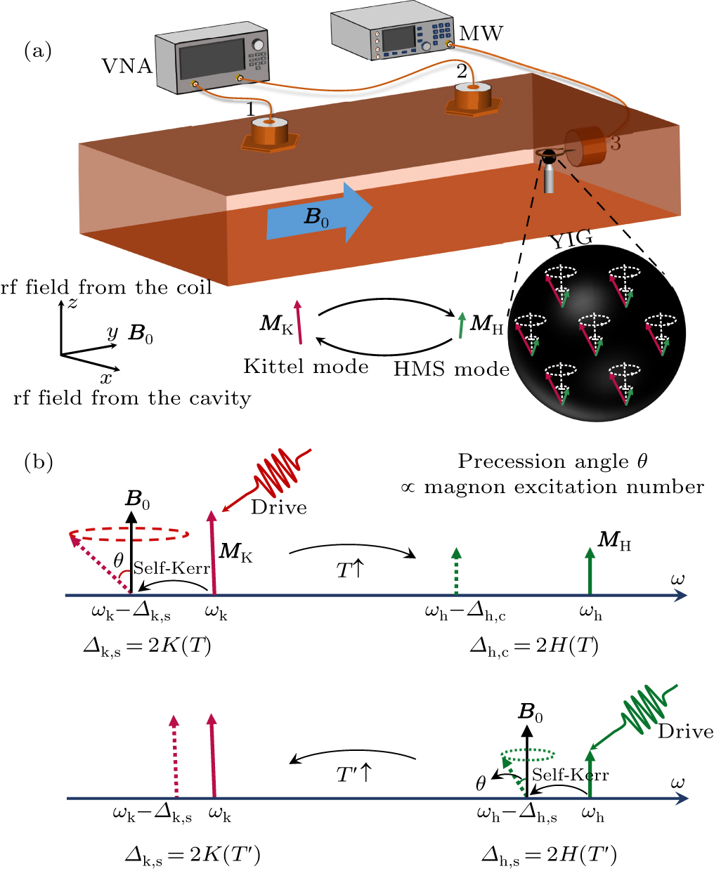 Observation of nonlinearity and heating-induced frequency shifts in cavity magnonics - IOPscience