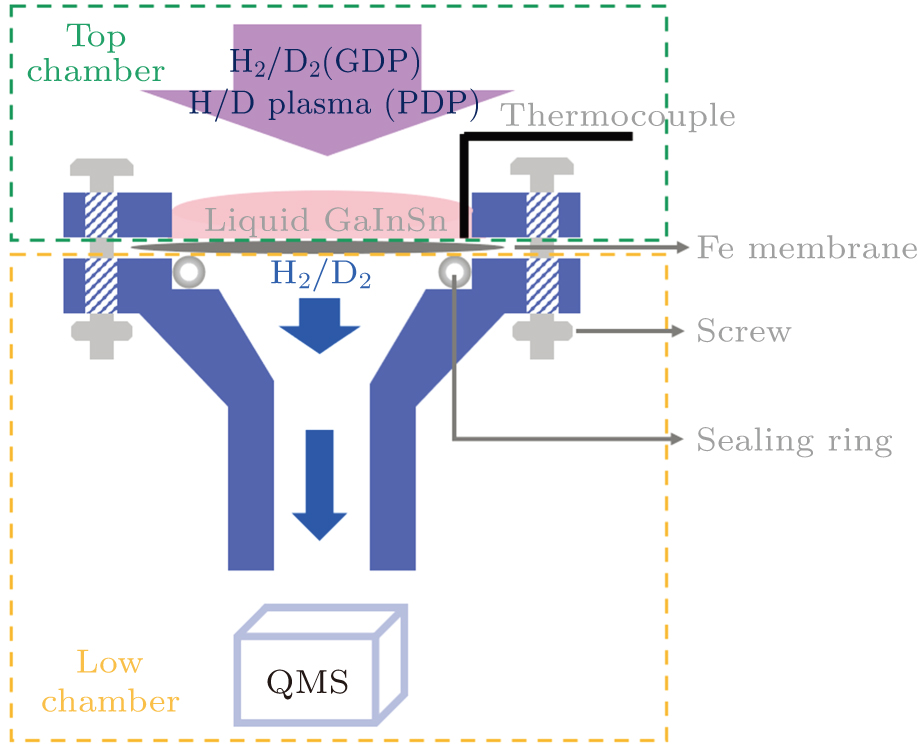 Gas- and plasma-driven hydrogen permeation behavior of stagnant ...